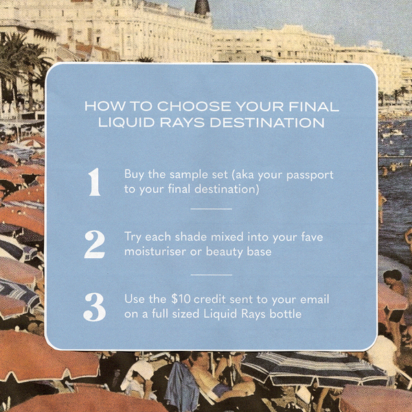 liquid rays sample set – Sunset Daze